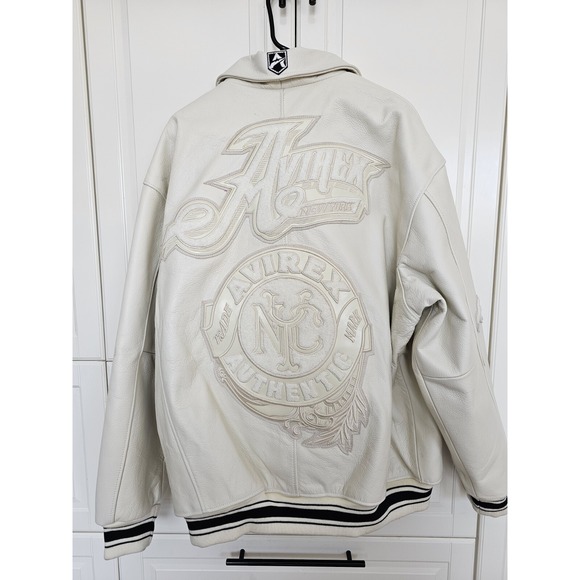 Avirex | Jackets & Coats | Vintage Rare Avirex Nyc Leather Jacket Mens ...